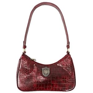 harry potter gryffindor croco handbag with metal badge