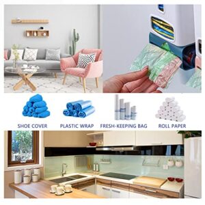 Wall-mounted plastic sundries bag storage box garbage bag storage box multi-purpose plastic bag collection storage box finishing box