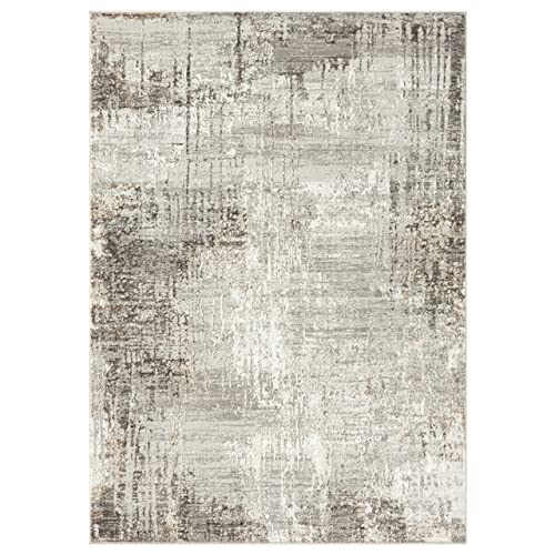 LUXE WEAVERS Camellia Collection 1680 Beige Abstract Area Rug 8x10