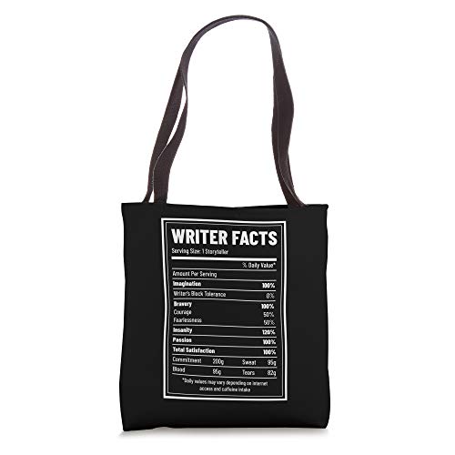 Writer Gift Facts Storyteller Story Author Screenwriter Tote Bag