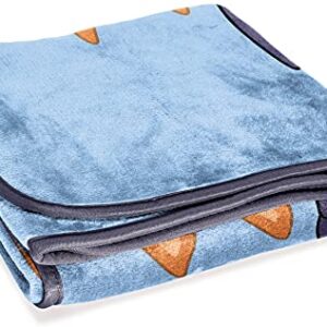 Jay Franco Bluey Again Throw Blanket - Measures 46 x 60 inches, Kids Bedding - Fade Resistant Super Soft Fleece (Official Bluey Product)