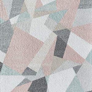 Rugs America Mika Collection MO60A Milkshake Contemporary Geometric Area Rug 5'0"x7'6"