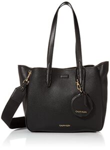 calvin klein millie novelty tote, black/black