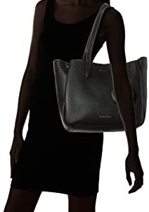 Calvin Klein Millie Novelty Tote, Black/Black