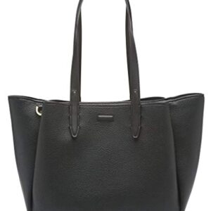 Calvin Klein Millie Novelty Tote, Black/Black