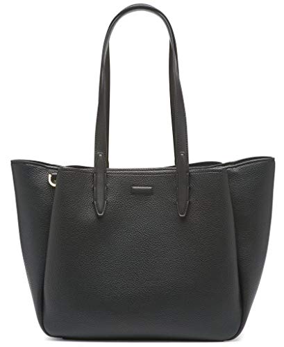 Calvin Klein Millie Novelty Tote, Black/Black