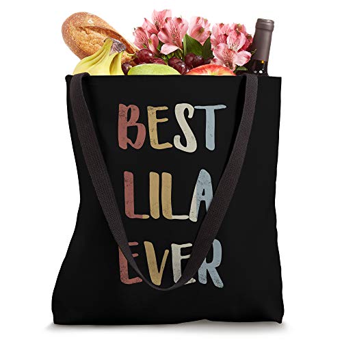 Best Lila Ever Retro Vintage First Name Gift Tote Bag