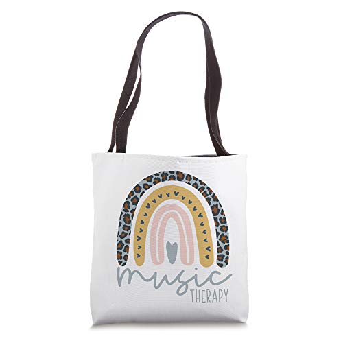 Music Therapy Rainbow MT Therapist Tote Bag