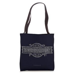 game of thrones series logo tote bag