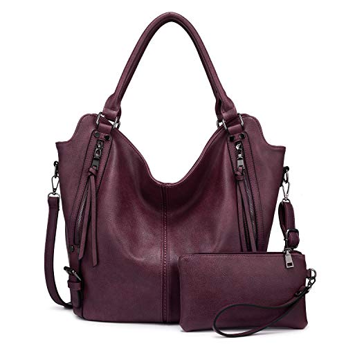 Tote Bag for Women PU Leather Shoulder Bags Fashion Hobo Bags Large Purse and Handbags with Adjustable Shoulder Strap