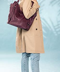 Tote Bag for Women PU Leather Shoulder Bags Fashion Hobo Bags Large Purse and Handbags with Adjustable Shoulder Strap