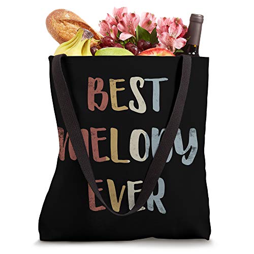 Best Melody Ever Retro Vintage First Name Gift Tote Bag