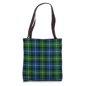 macneil of barra clan tartan tote bag