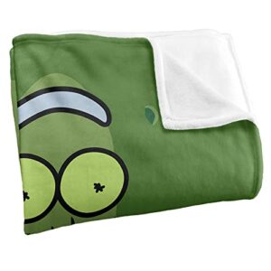 Rick and Morty Pickle Rick Silky Touch Super Soft Throw Blanket 36" x 58",Multi