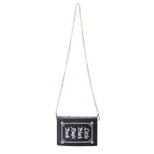 Unknown Magic Book Crossbody Bag, Girl Leather Chain Shoulder Bag Shoulder Bag, Black, One Size