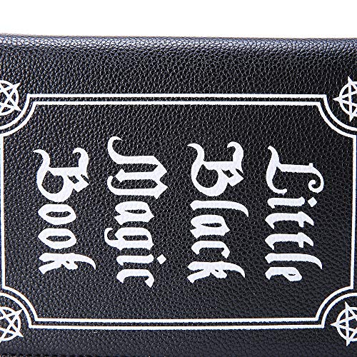 Unknown Magic Book Crossbody Bag, Girl Leather Chain Shoulder Bag Shoulder Bag, Black, One Size