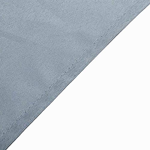 Efavormart 90x132 Dusty Blue Wholesale Rectangle Polyester Tablecloth Linen Wedding Party Restaurant Tablecloth