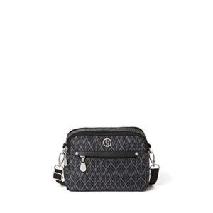 baggallini bg oakland crossbody bag (geo floral print)