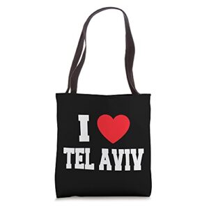 i love tel aviv tote bag