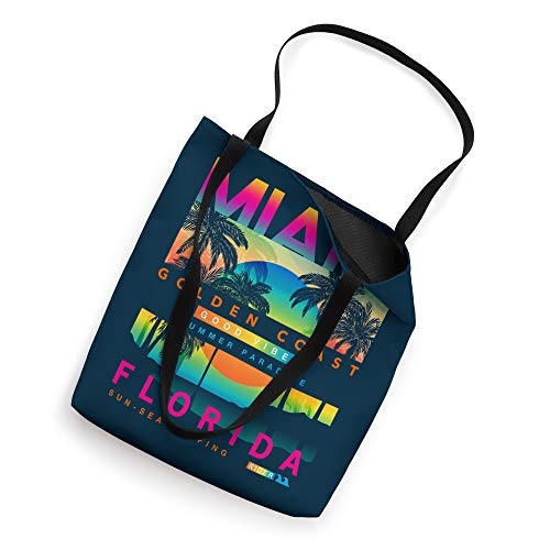 Cool Miami Beach Outfit, I Love Miami, Miami Graphic Design Tote Bag