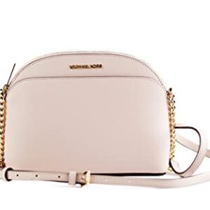 Michael Kors Jet Set Travel Medium Dome Crossbody Bag in Powder Blush