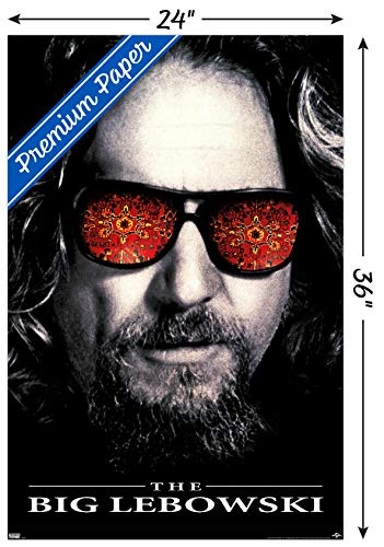 Trends International 24X36 The Big Lebowski-One Sheet Wall Poster, 24" x 36", Premium Unframed Version