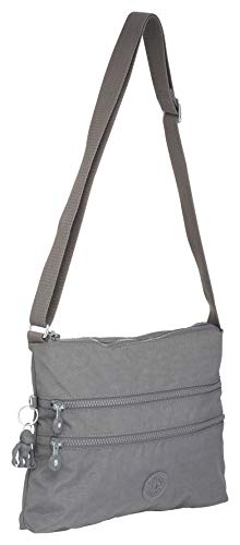 Kipling Alvar Crossbody Bag, Dusty Grey Rim, One Size