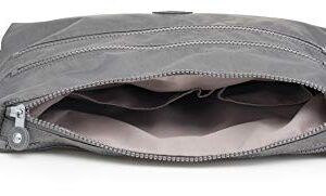 Kipling Alvar Crossbody Bag, Dusty Grey Rim, One Size