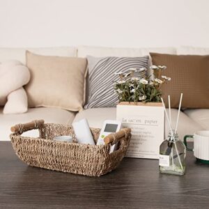 StorageWorks Seagrass Wicker Baskets Set