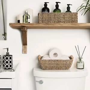 StorageWorks Seagrass Wicker Baskets Set