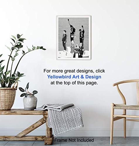 African American Wall Art - Black Wall Art - African American Wall Decor - Civil Rights Poster - Black History - Black Heroes - African American History - Black Pride - Picture Print