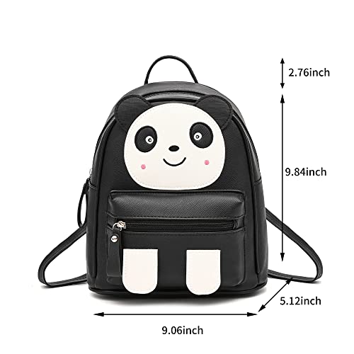 Cute Backpack Purse for Girls Women Animal Panda Mini Bag Leather Backpacks