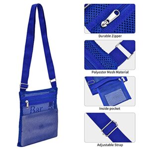 GreenPine USPECLARE Heavy Duty Semi-Transparent Mesh Purse, See Through Mesh Crossbody Bag