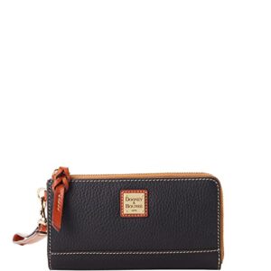 dooney & bourke pebble grain folded zip wristlet