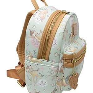 Loungefly Disney Bambi Dreamy Allover Print Womens Double Strap Shoulder Bag Purse