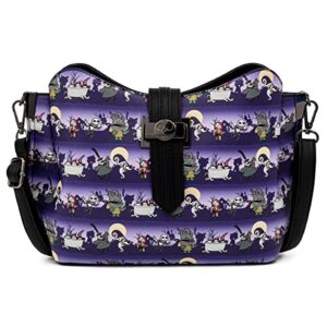 loungefly nightmare before christmas halloween line crossbody bag