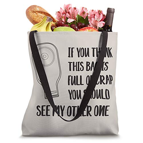 Funny Ostomate Gift for Colostomy Ileostomy Stoma Patients Tote Bag