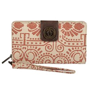 bella taylor | wristlet wallet for women | cash envelope wallet | easy budget system | canvas | amber