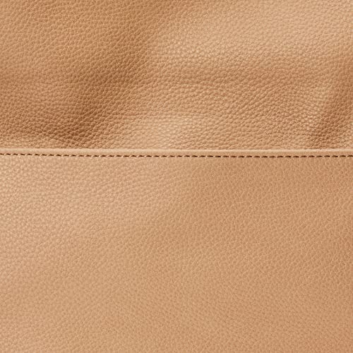 The Drop Women's Southampton Zipper Foldover Clutch, Taupe, One Size