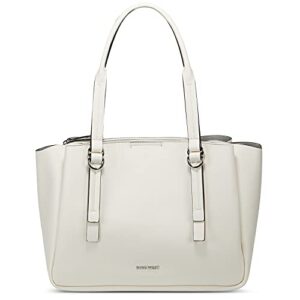 nine west women’s maisie jet set satchel – chalk