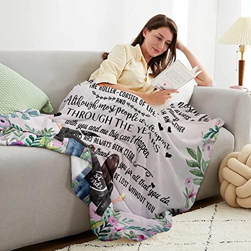 Hcoviv Blanket 50" X 60" - Best Friend Birthday Gifts for Women - Unique Friendship Gifts for Dear Friends, BFF, Besite, Thoughtful Besties Gift Ideas for Women Throw Blankets