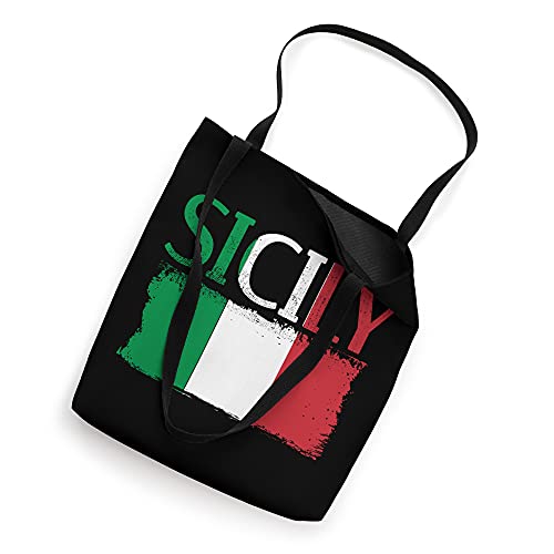 Vacation Travel Sicilia Sicily Italy Italian Flag Tote Bag