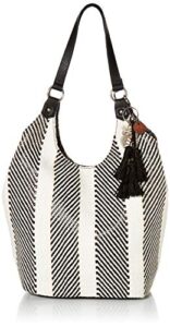 sakroots womens roma woven shopper, black & white soulful desert, one size us