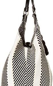 Sakroots womens Roma Woven Shopper, Black & White Soulful Desert, One Size US