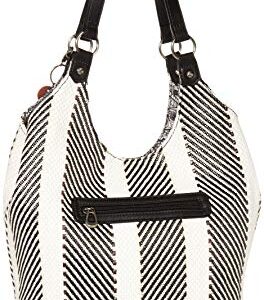 Sakroots womens Roma Woven Shopper, Black & White Soulful Desert, One Size US