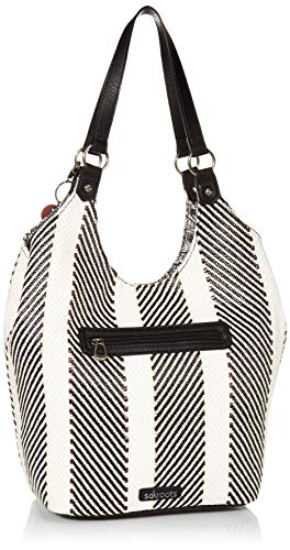 Sakroots womens Roma Woven Shopper, Black & White Soulful Desert, One Size US