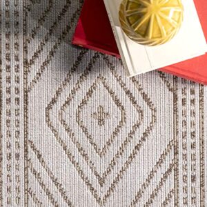 nuLOOM Miriam Striped Indoor/Outdoor Area Rug, 4' x 6', Beige