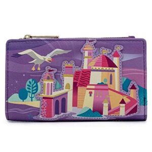 loungefly disney the little mermaid ariel castle collection wallet