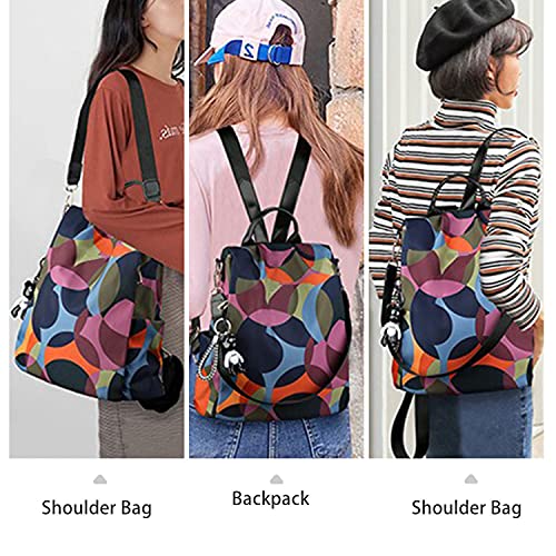 Freie Liebe Anti-theft Backpack Nylon BackPacks Handbags for Women School Travel Rucksack Lightweight Shoulder Bags