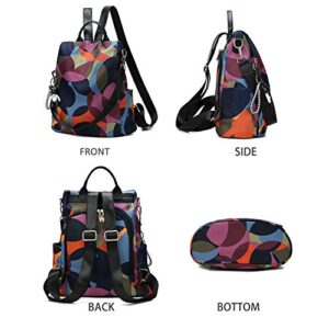 Freie Liebe Anti-theft Backpack Nylon BackPacks Handbags for Women School Travel Rucksack Lightweight Shoulder Bags